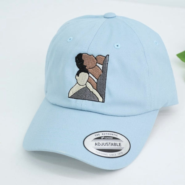 Custom Dad Baby Hat | Embroidered Father Portrait Cap