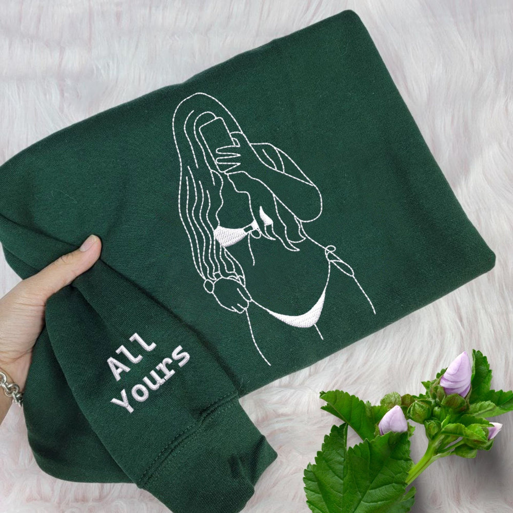 Girlfriend Custom Hoodies | GF Embroidered Sweatshirts